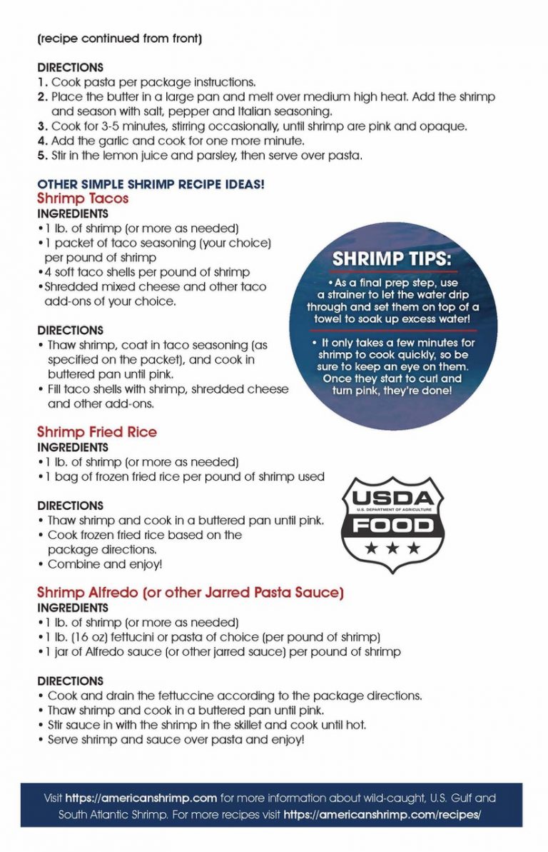 Food Bank Recipients Voice Appreciation of Shrimp from USDA-Wild-Caught ...